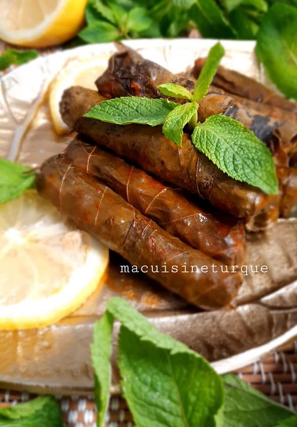 Plat turc célèbre : les feuilles de vignes farcies - Ma Cuisine Turque