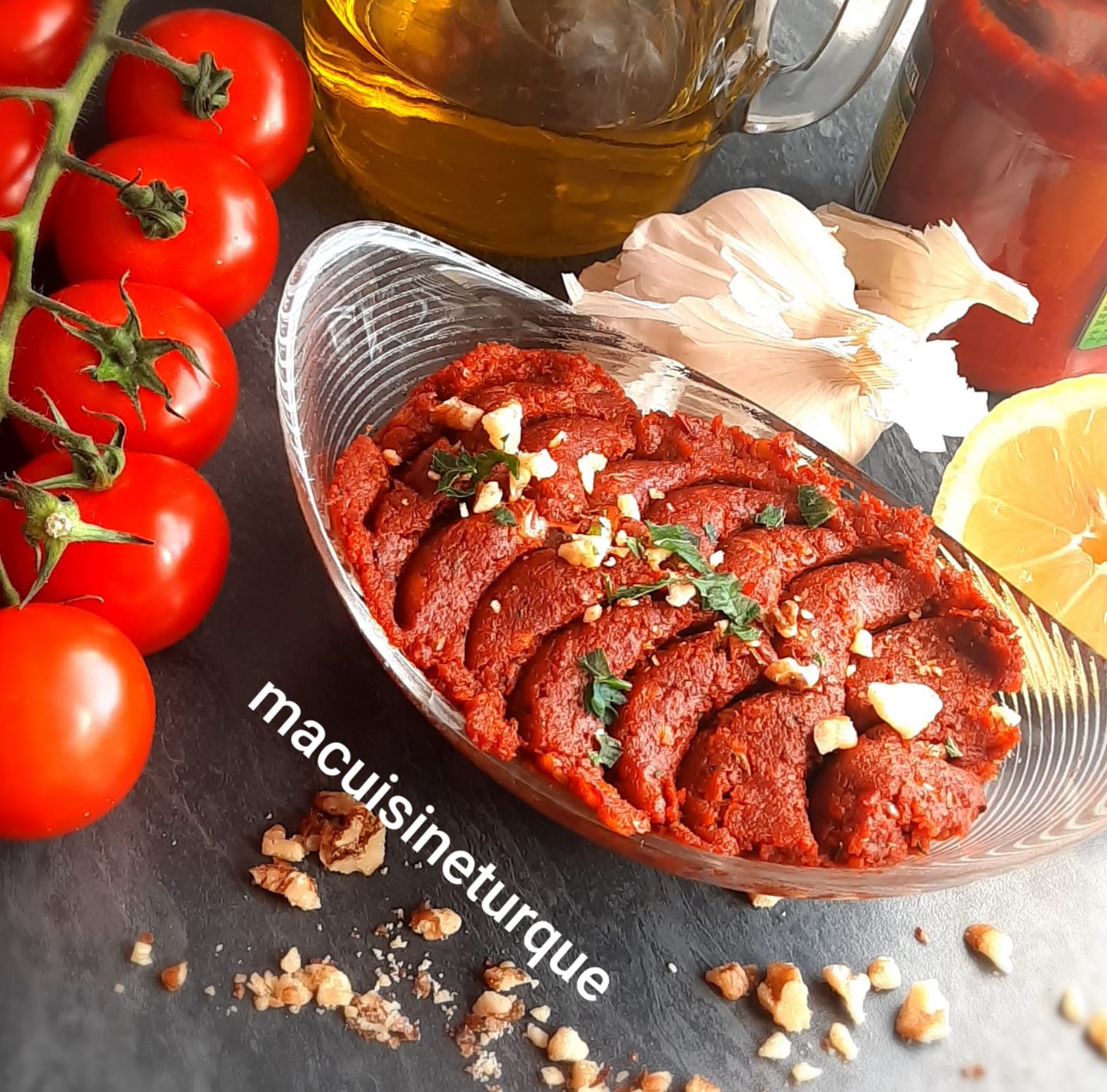 recette acuka : tapenade turque - Ma Cuisine Turque